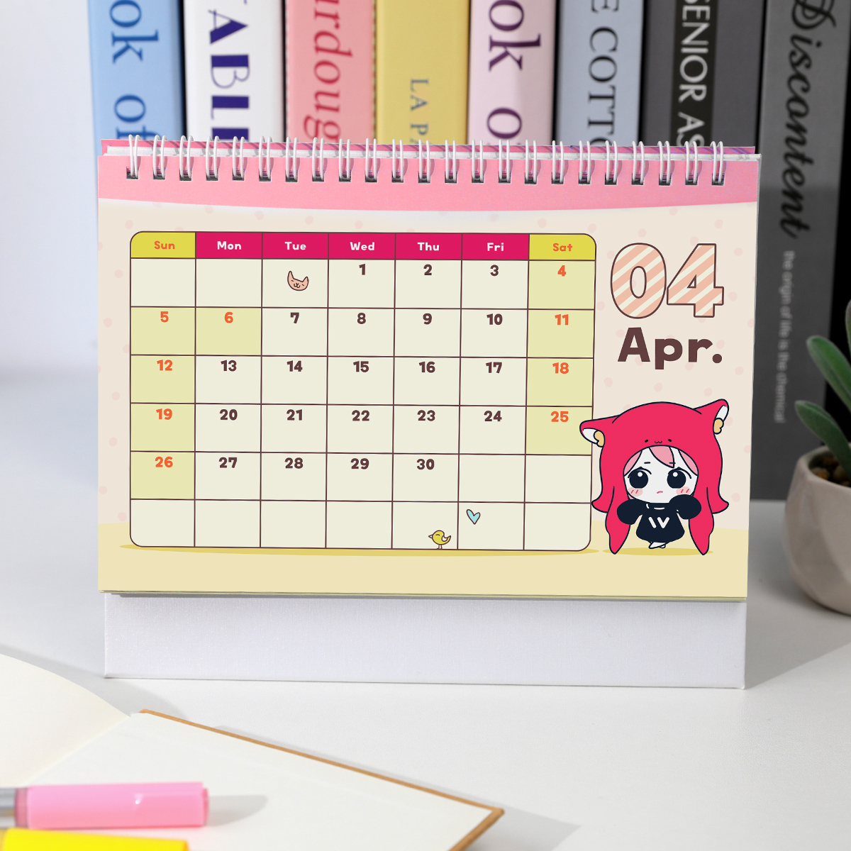 Custom Single-printing Calendar