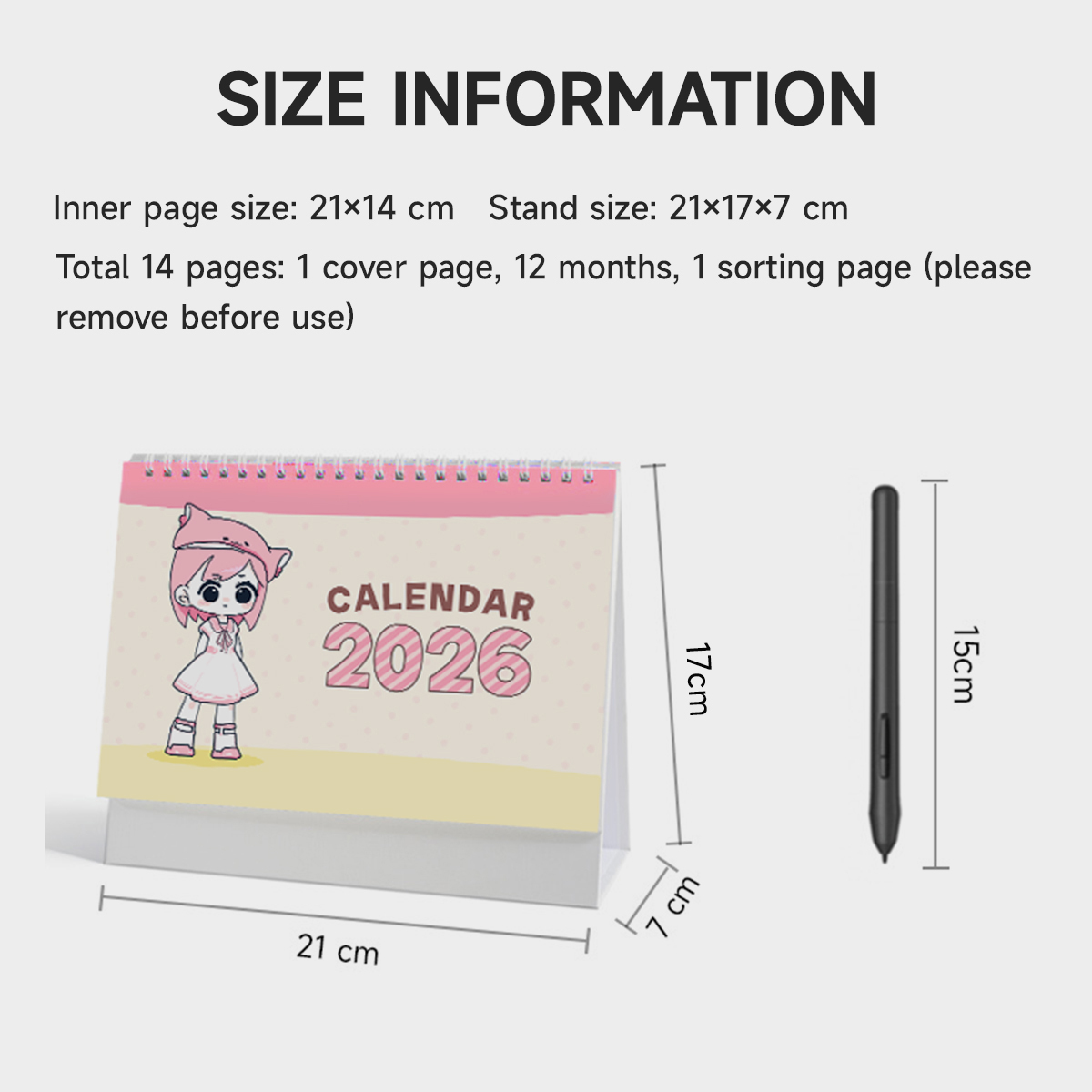 Custom Single-printing Calendar
