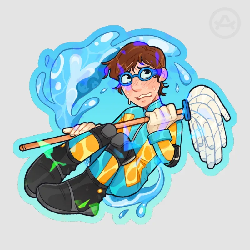 Waterboy Sticker by PUPAFOBE - ACGGOODS