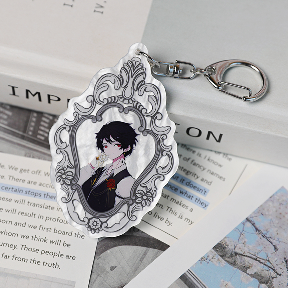 Custom Pearl Acrylic Keychains