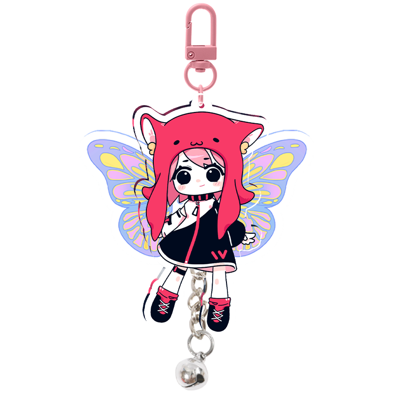 Custom Acrylic Movable Wings Keychains