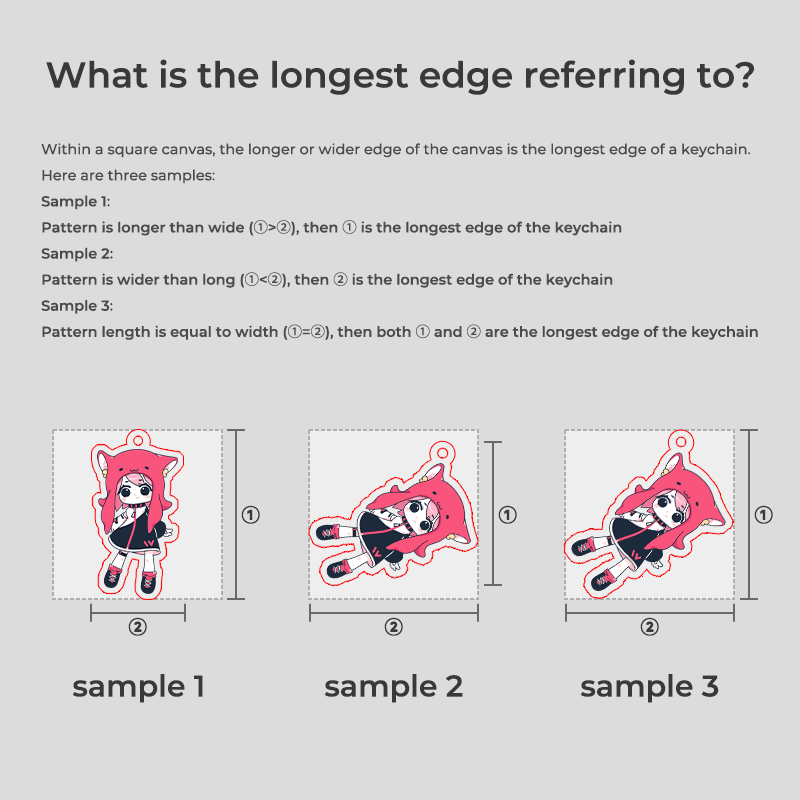 Custom Acrylic Magnet Keychains