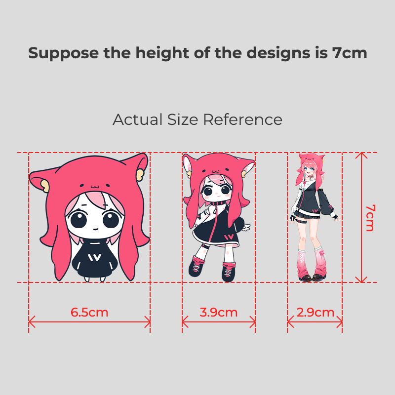 Custom Colored Edge Acrylic Keychains