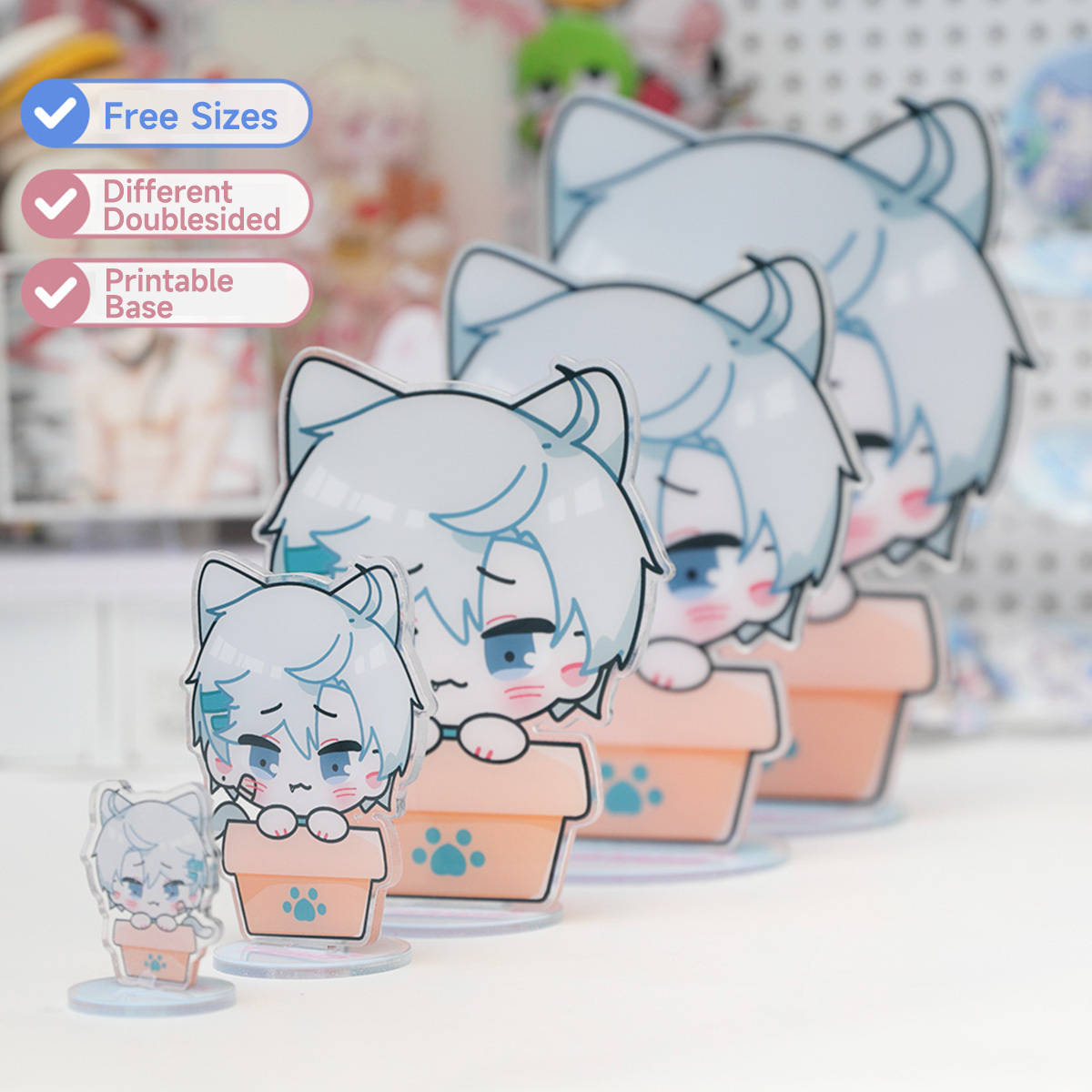 Custom Clear Acrylic Standees