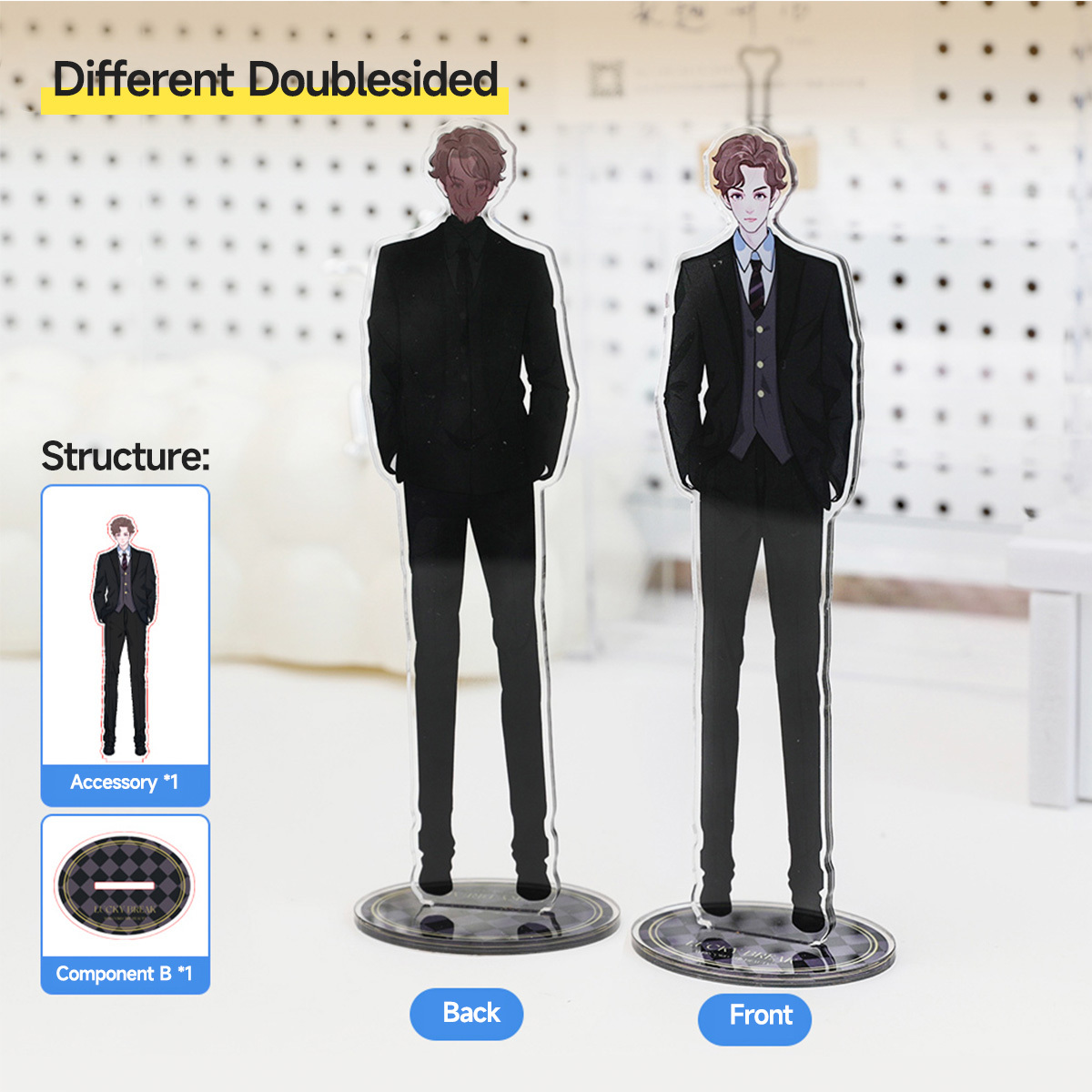 Custom Clear Acrylic Standees