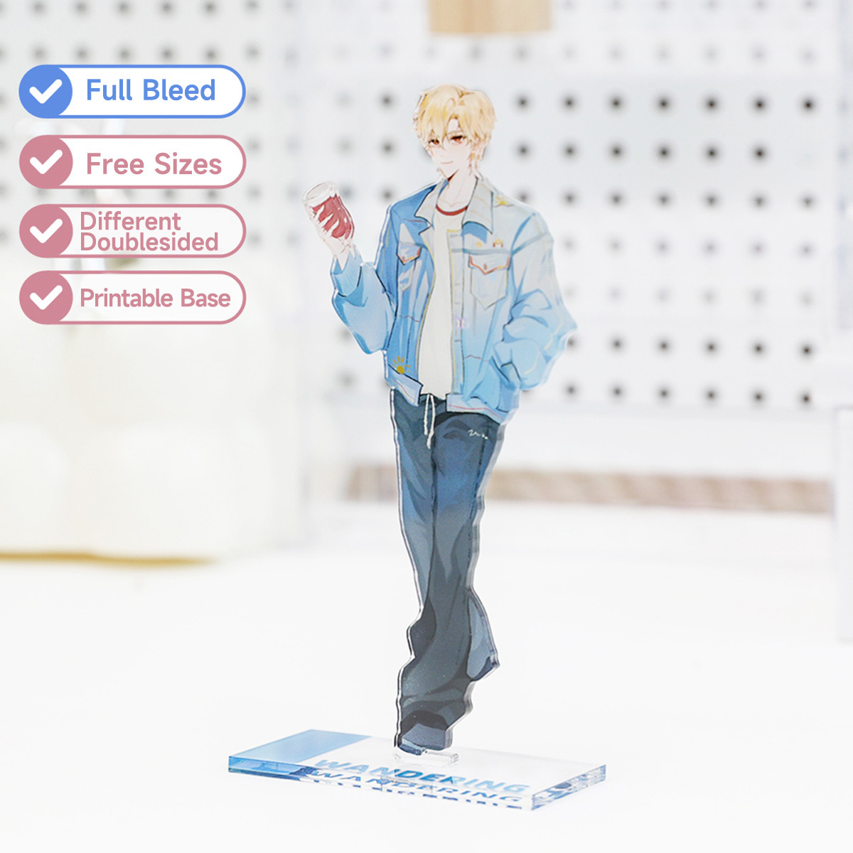 Custom Full Bleed Acrylic Standees