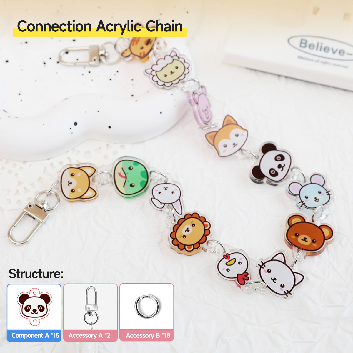 Custom Connection Acrylic Chain