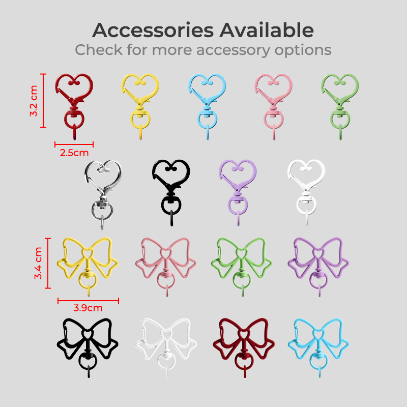 Custom Rainbow Acrylic Keychains