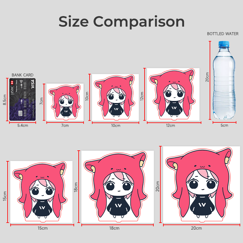 Custom Full Bleed Acrylic Standees