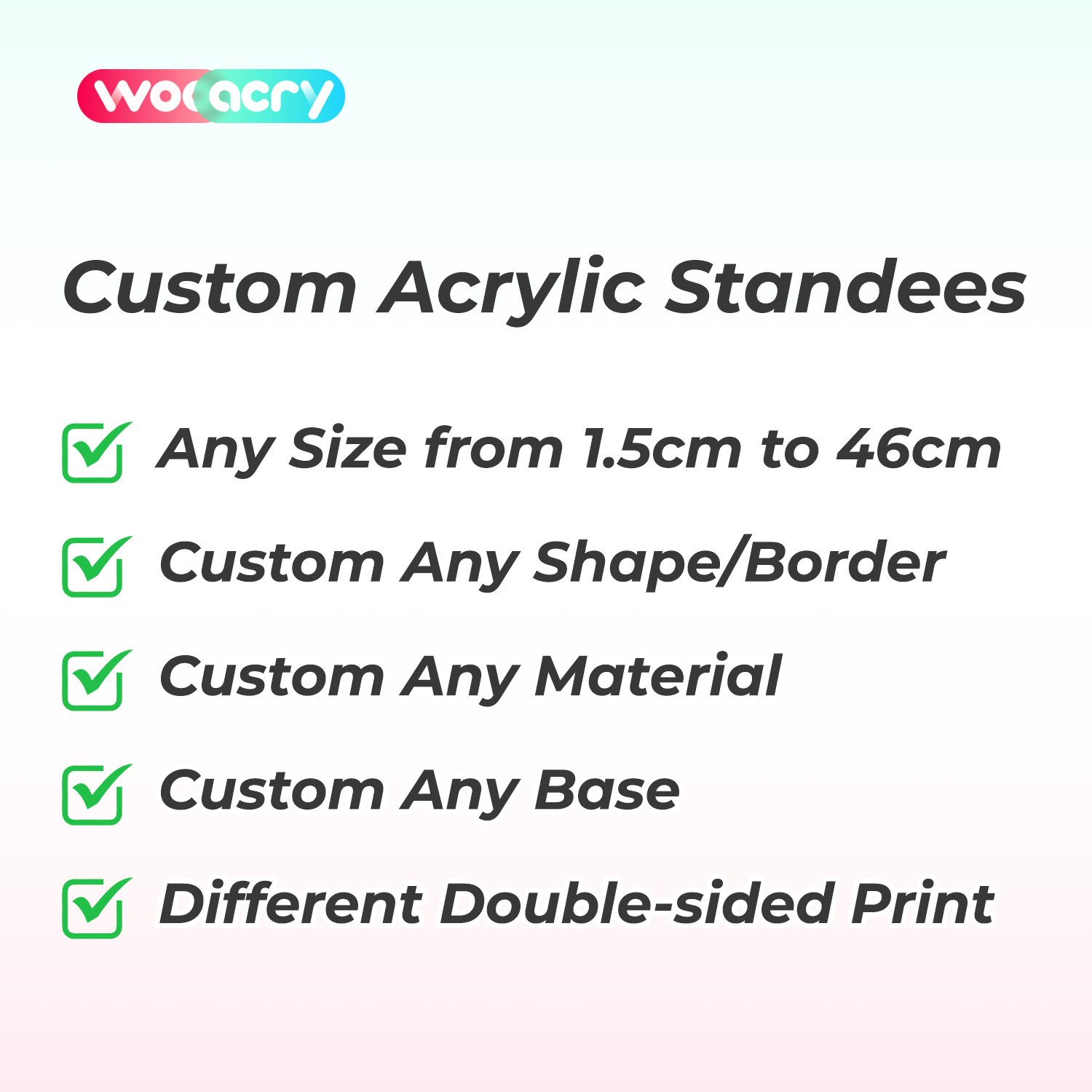 Custom Acrylic Standees