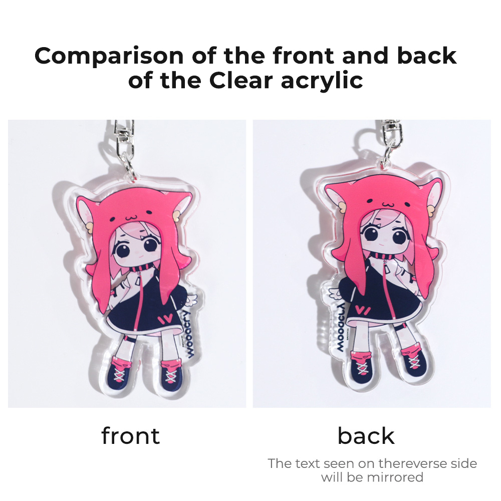 Custom Clear Acrylic Keychains