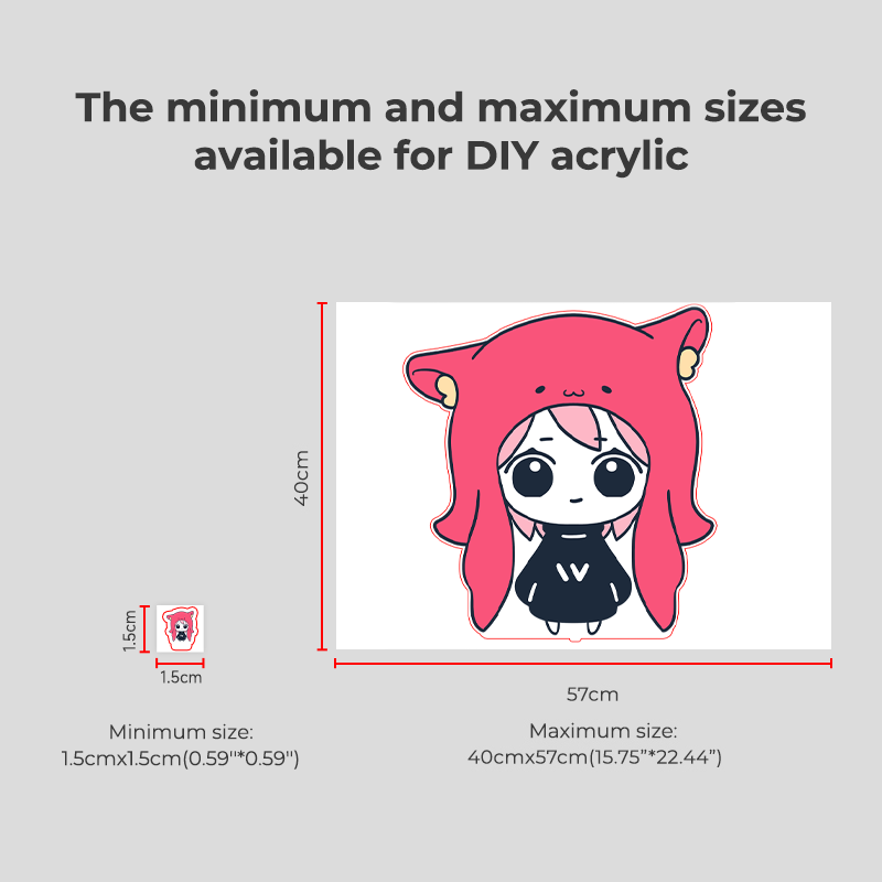 Custom Double Insert Acrylic Standees