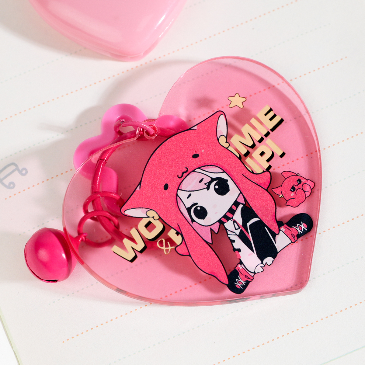 Custom Heart Shape Acrylic Keychains