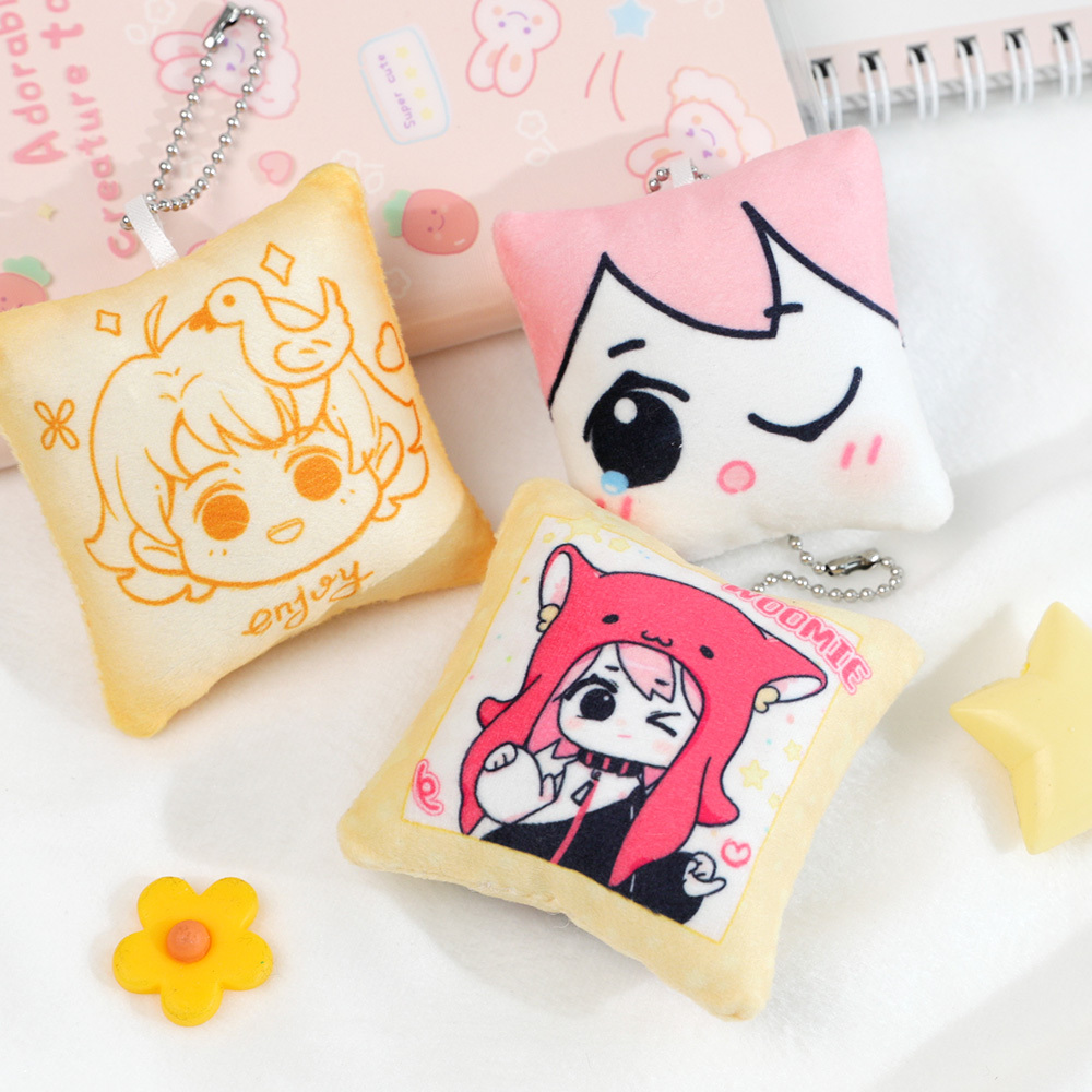 Custom Mini Pillow Keychains