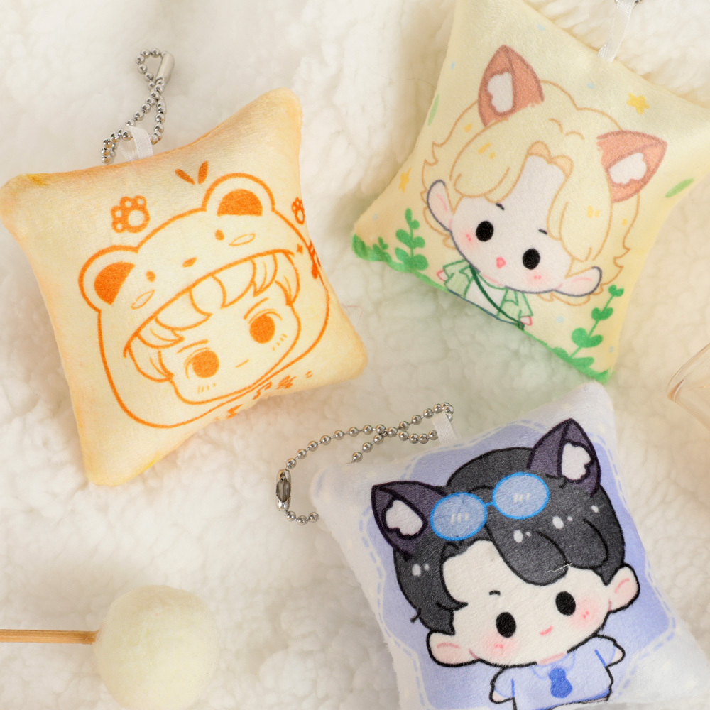 Custom Mini Pillow Keychains