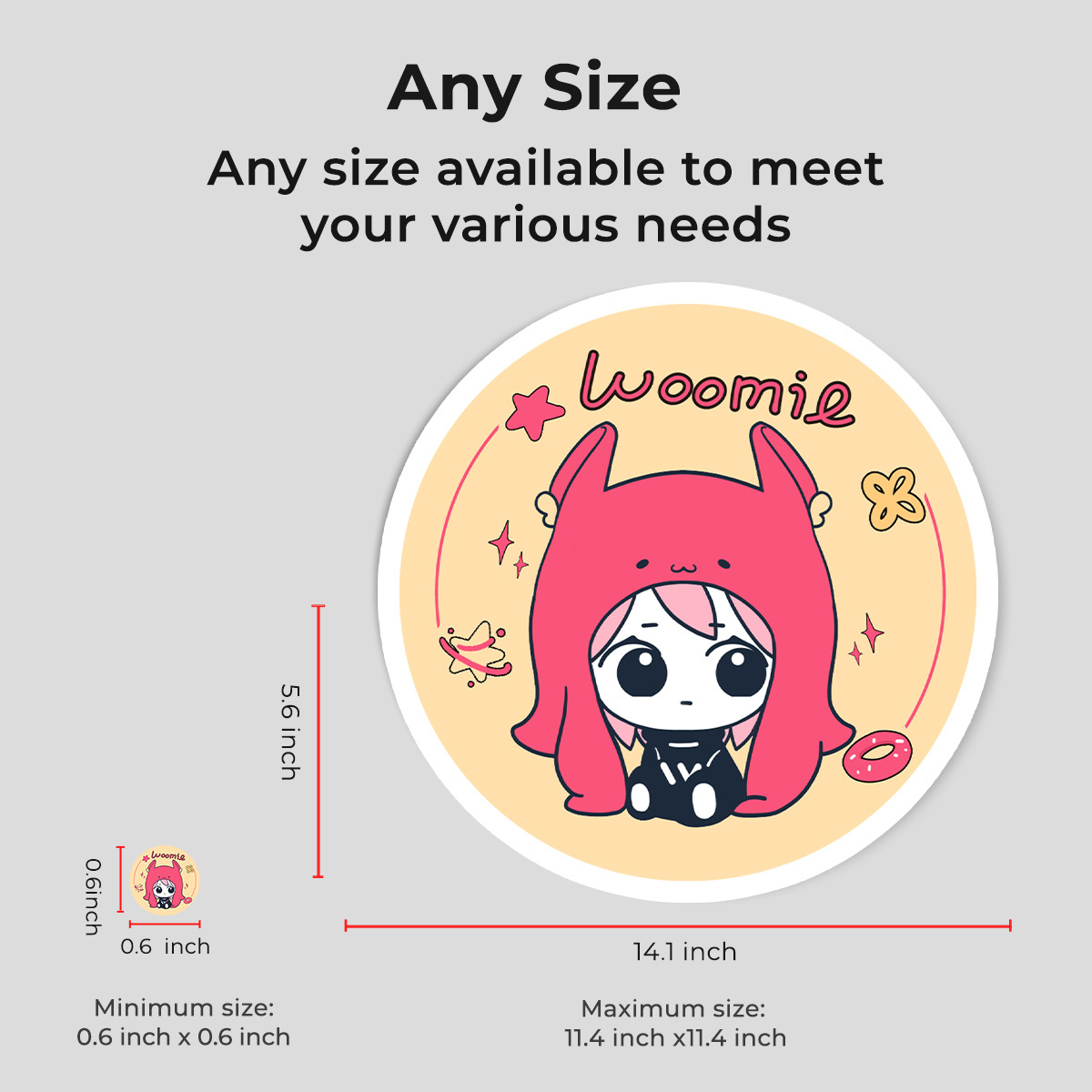 Custom Round Die Cut Stickers