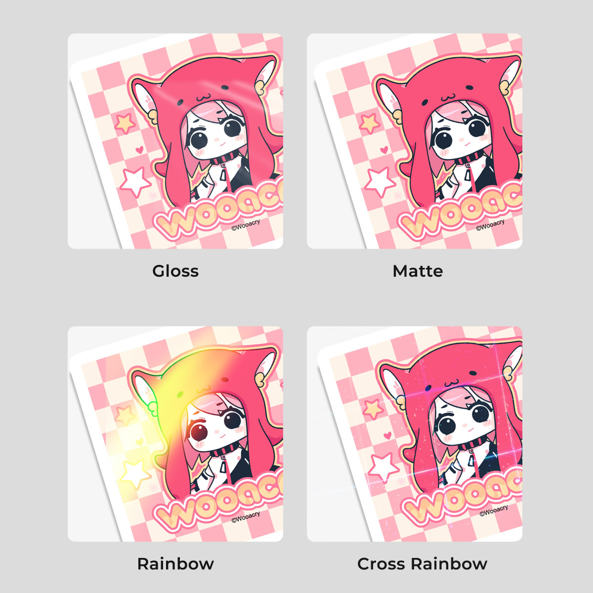 Custom Square Die Cut Stickers