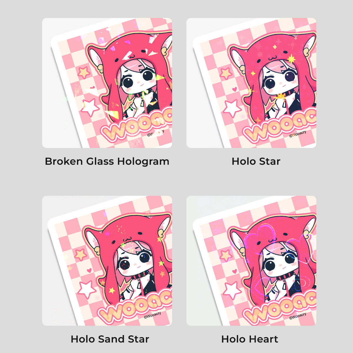 Custom Square Die Cut Stickers