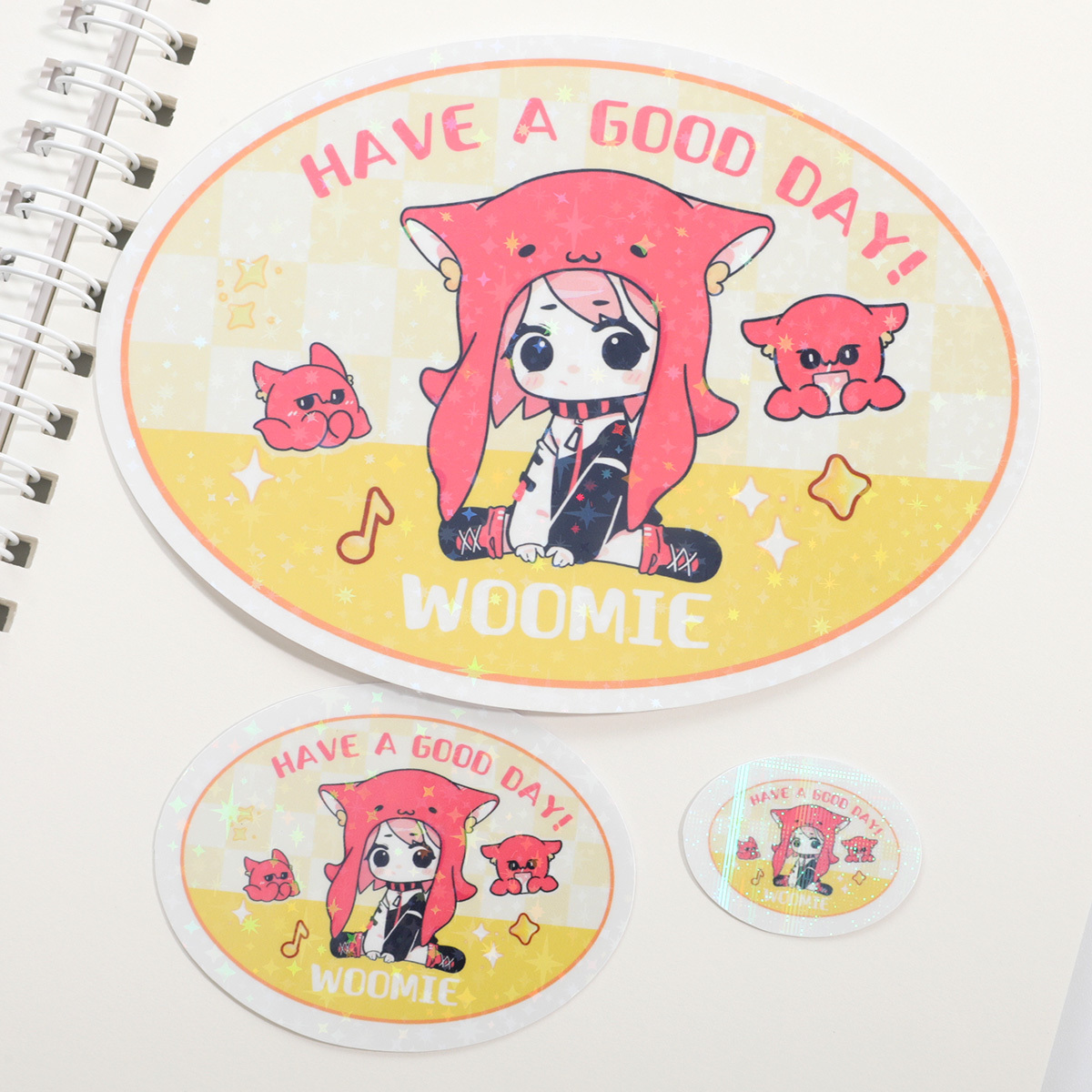 Custom Oval Die Cut Stickers