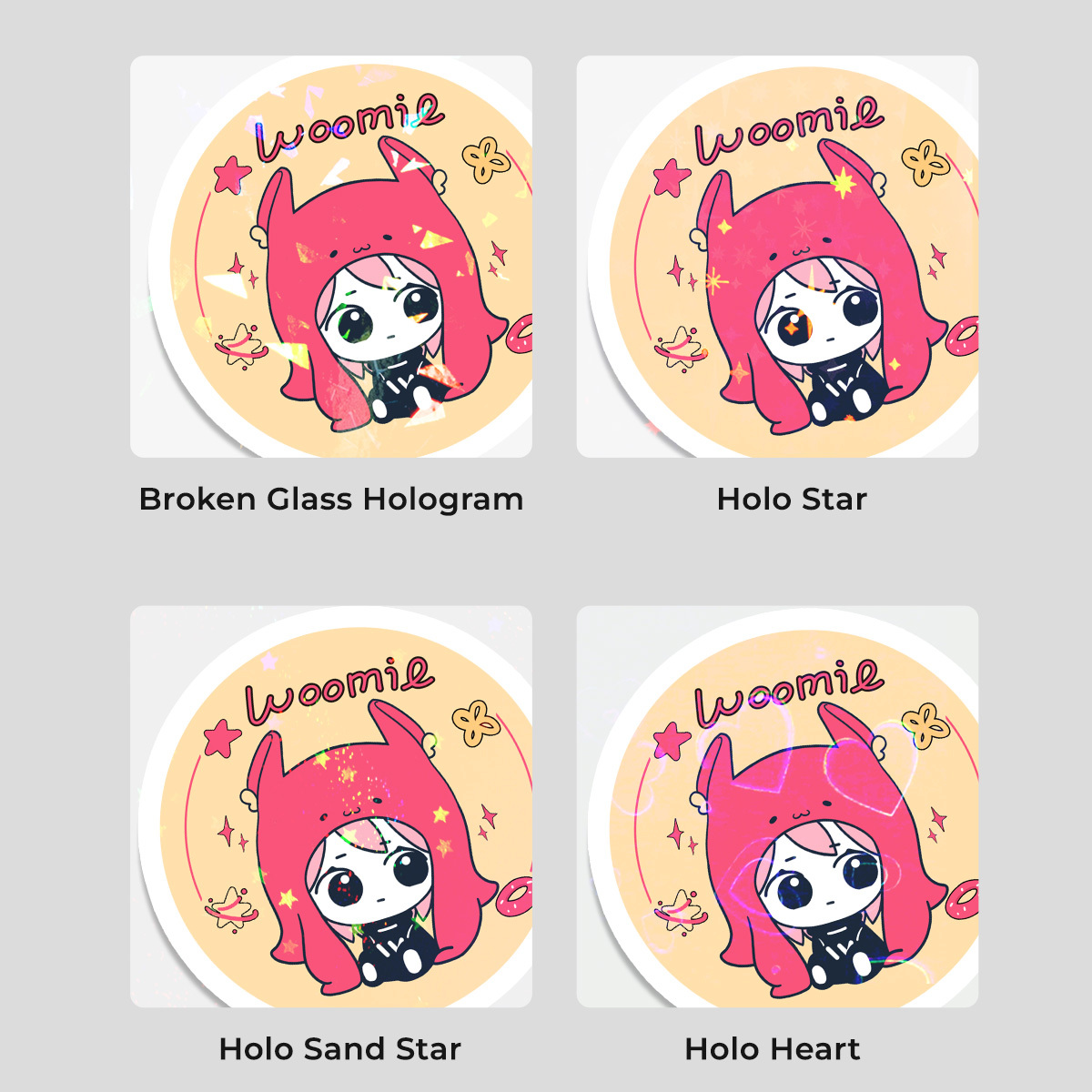 Custom Round Die Cut Stickers