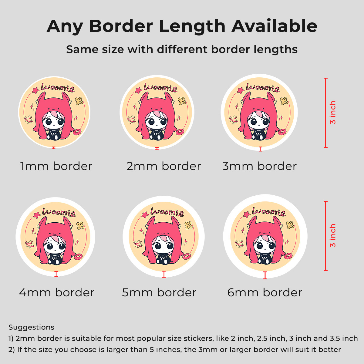 Custom Round Die Cut Stickers