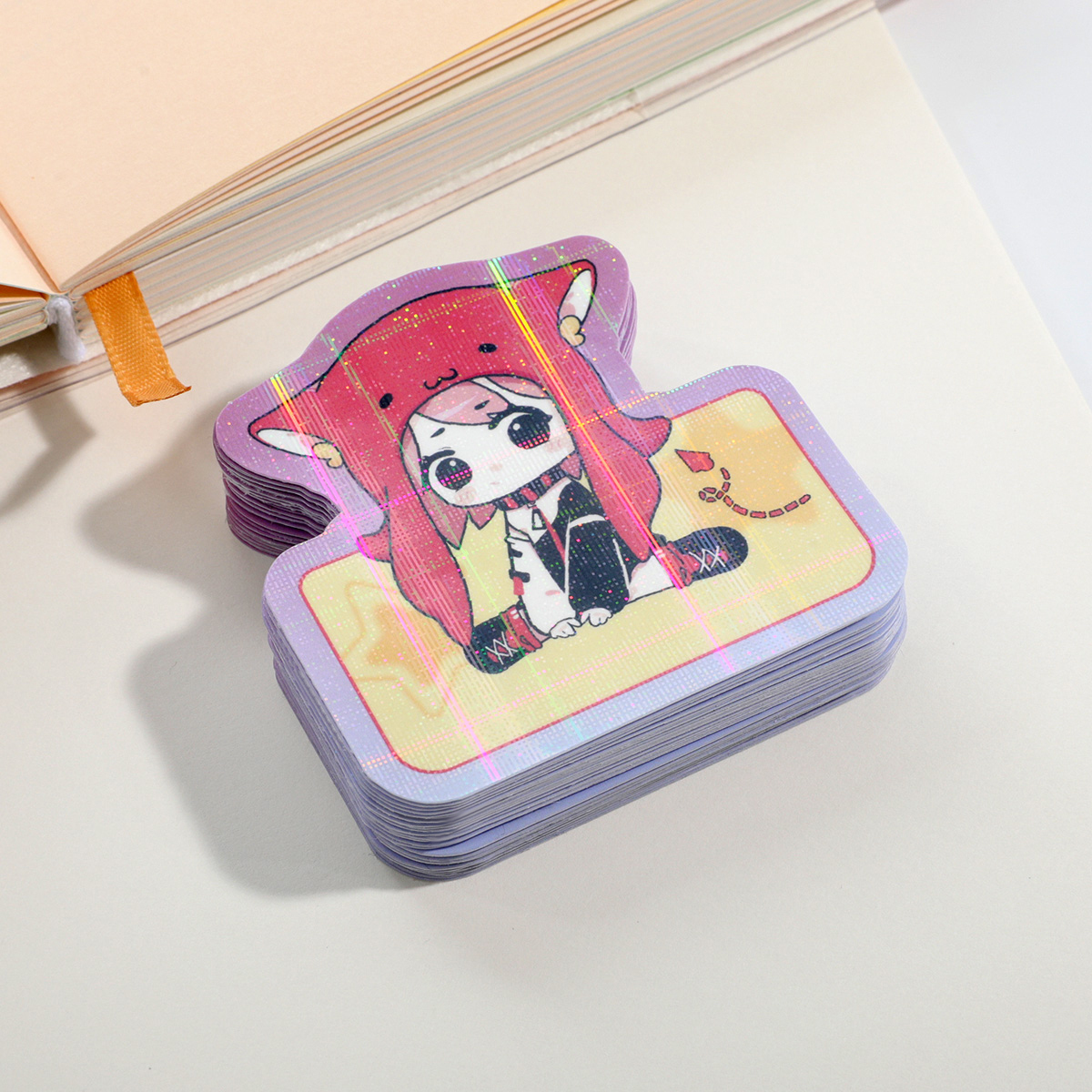 Custom Colored Edge Die Cut Stickers