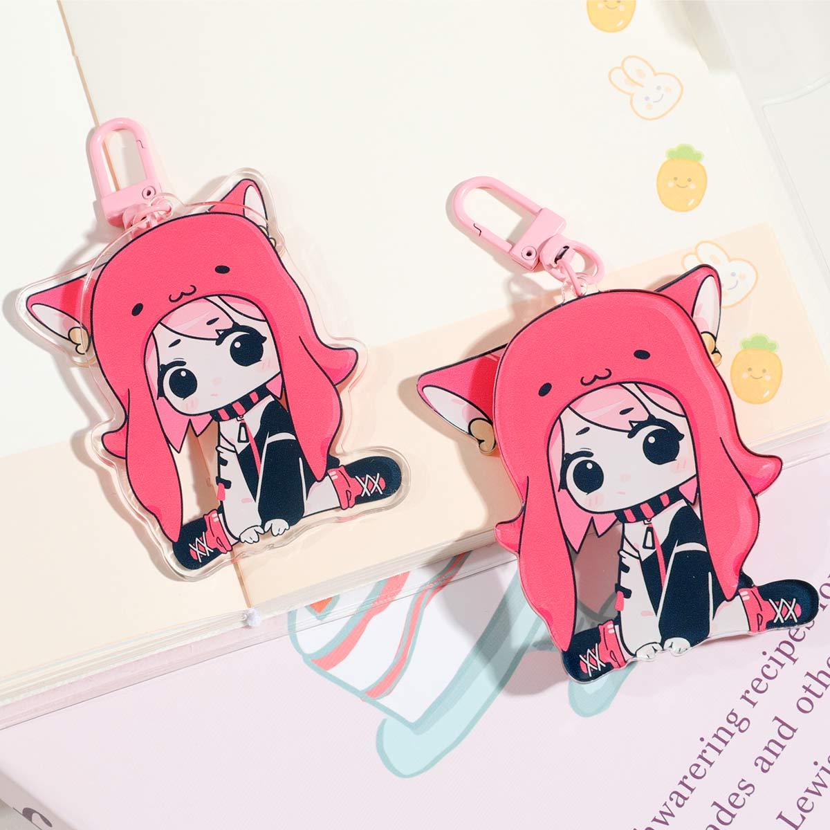 Custom Ear Flick Acrylic Keychains