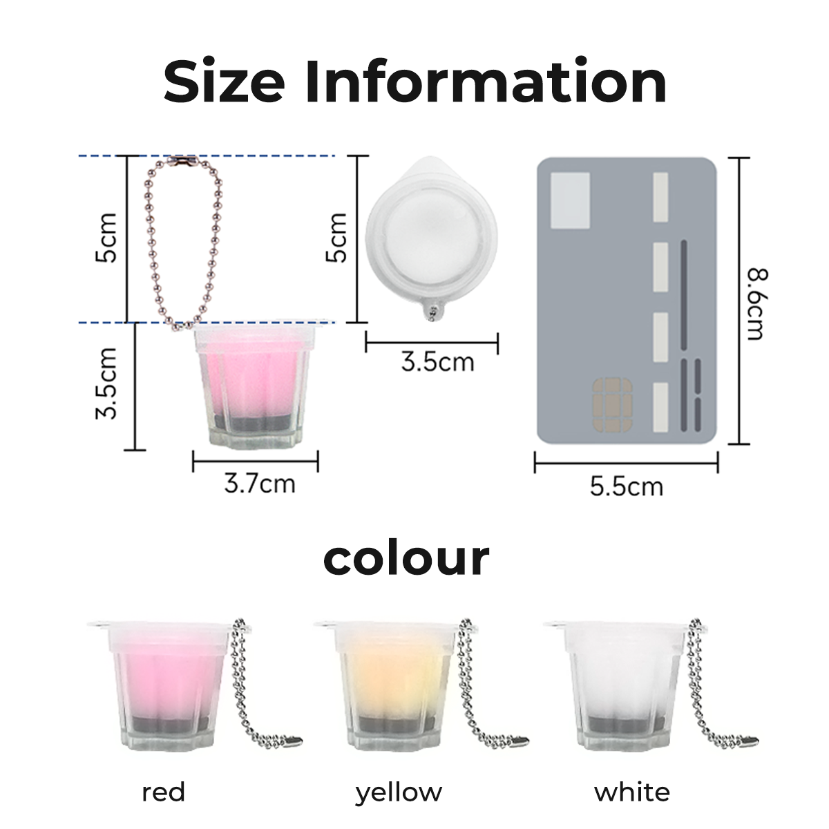 Custom Squishy Pudding Jelly Keychains