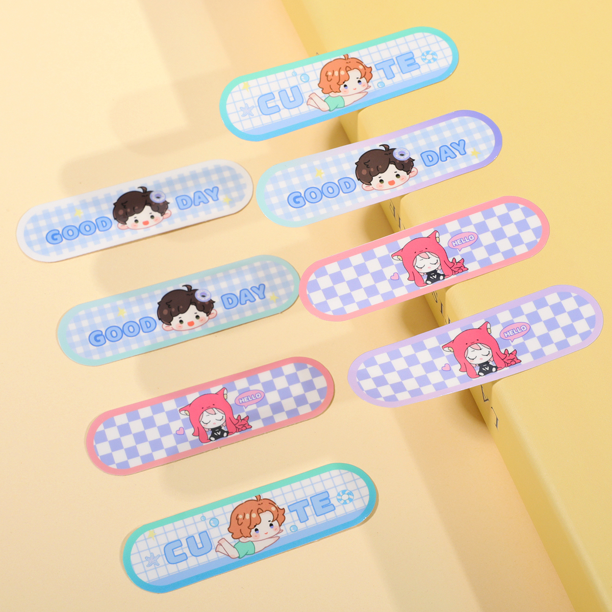 Custom Band Aid Die Cut Stickers