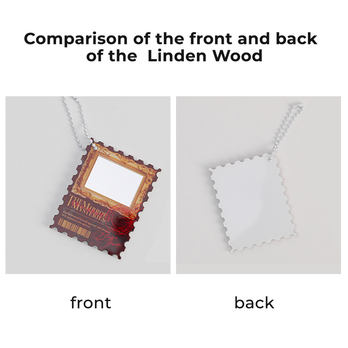 Custom Magic Mirror Perspective Acrylic Keychains