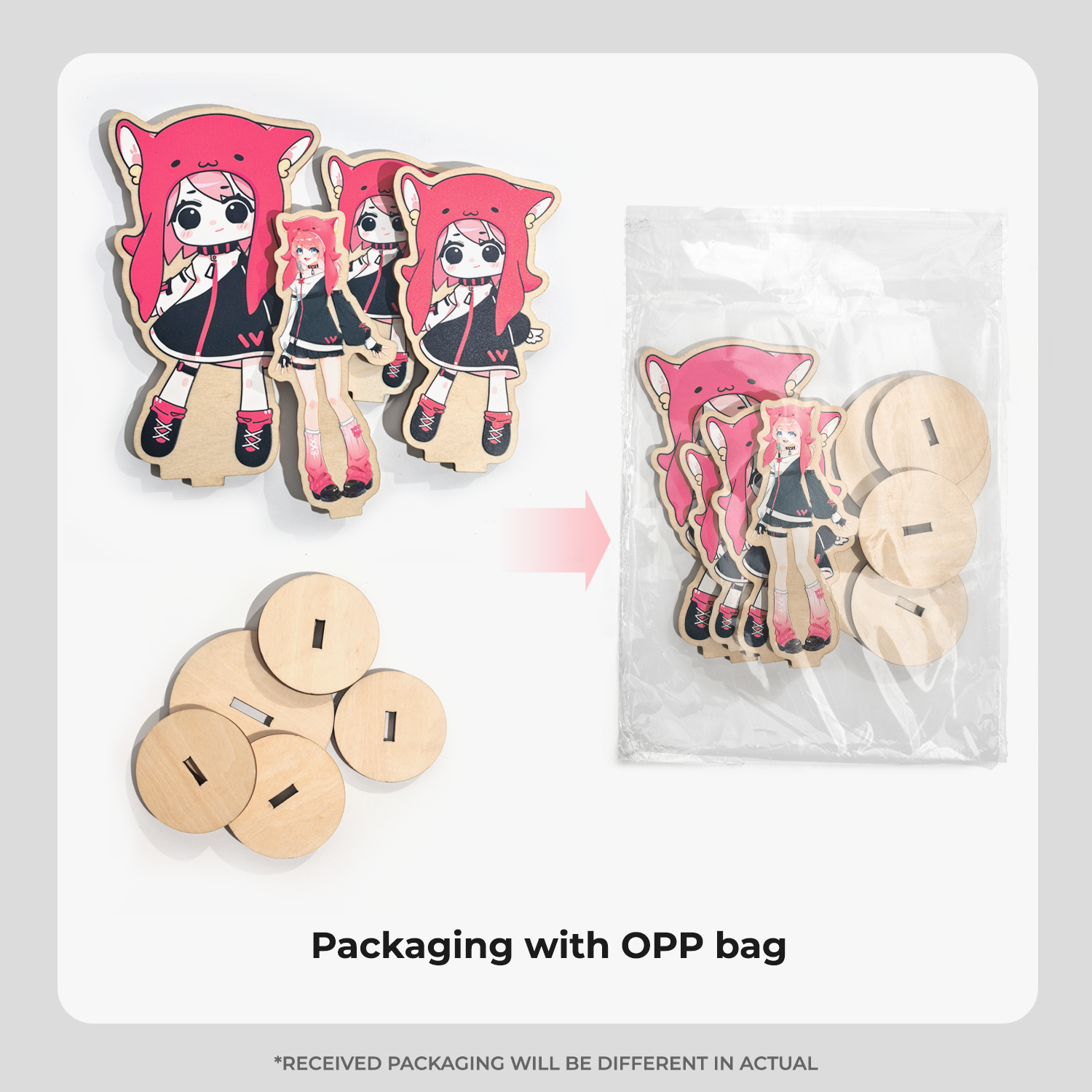 Custom Wood Standees