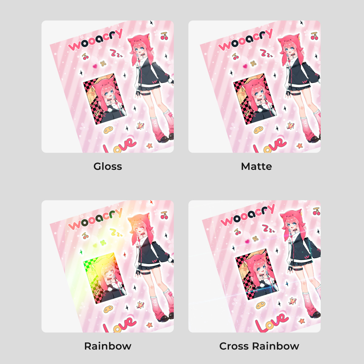 Custom Coated Paper Sticker Sheets