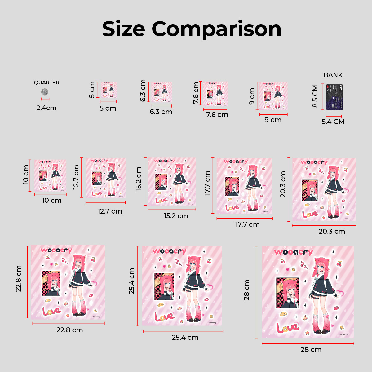 Custom Coated Paper Sticker Sheets