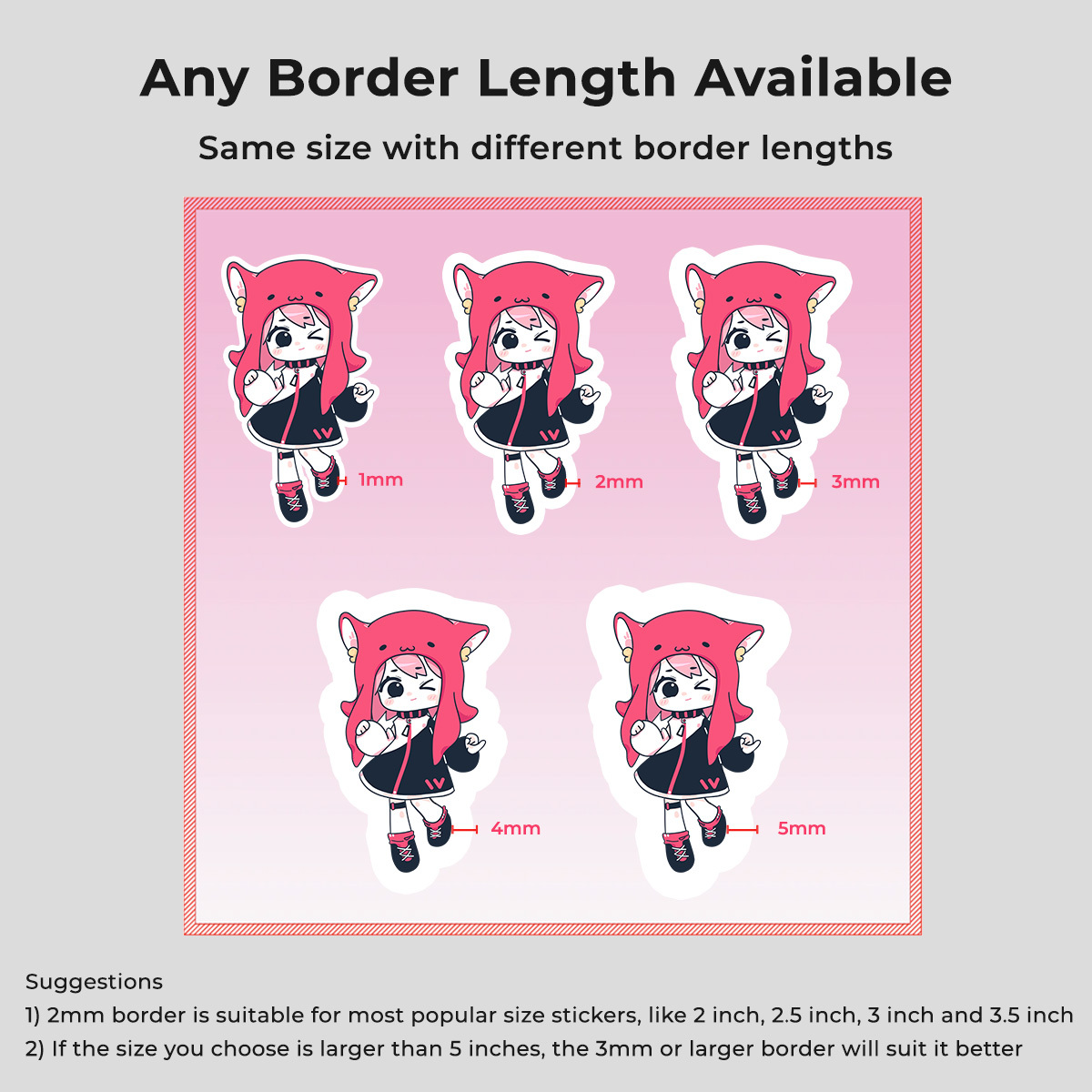 Custom Coated Paper Sticker Sheets