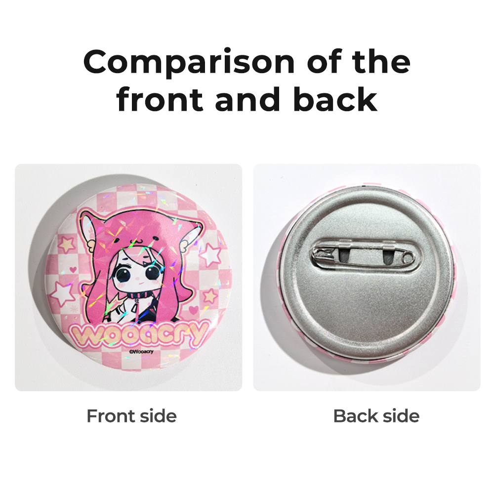 Custom Round Badge With Chains