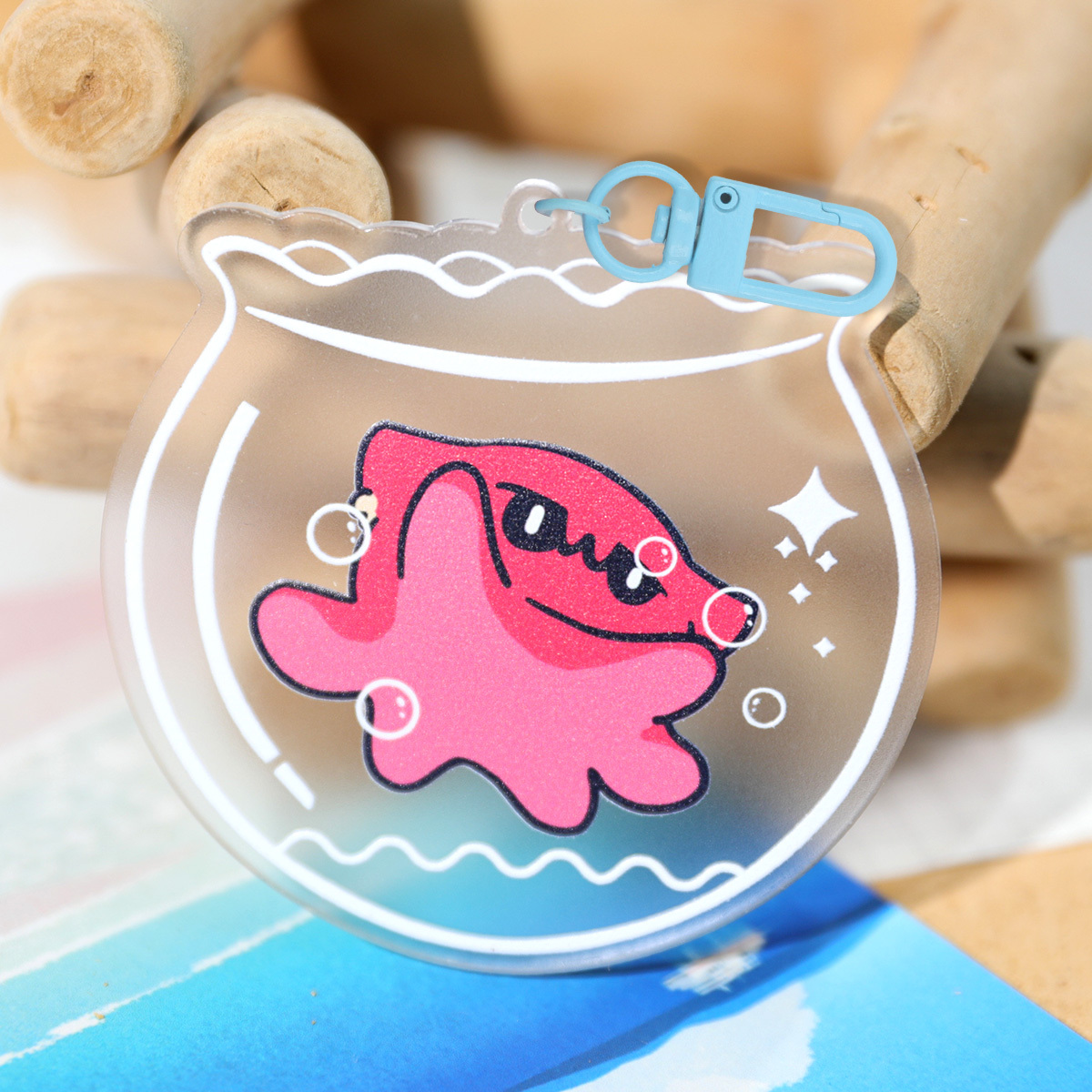 Custom Clear Frosted Acrylic Keychains