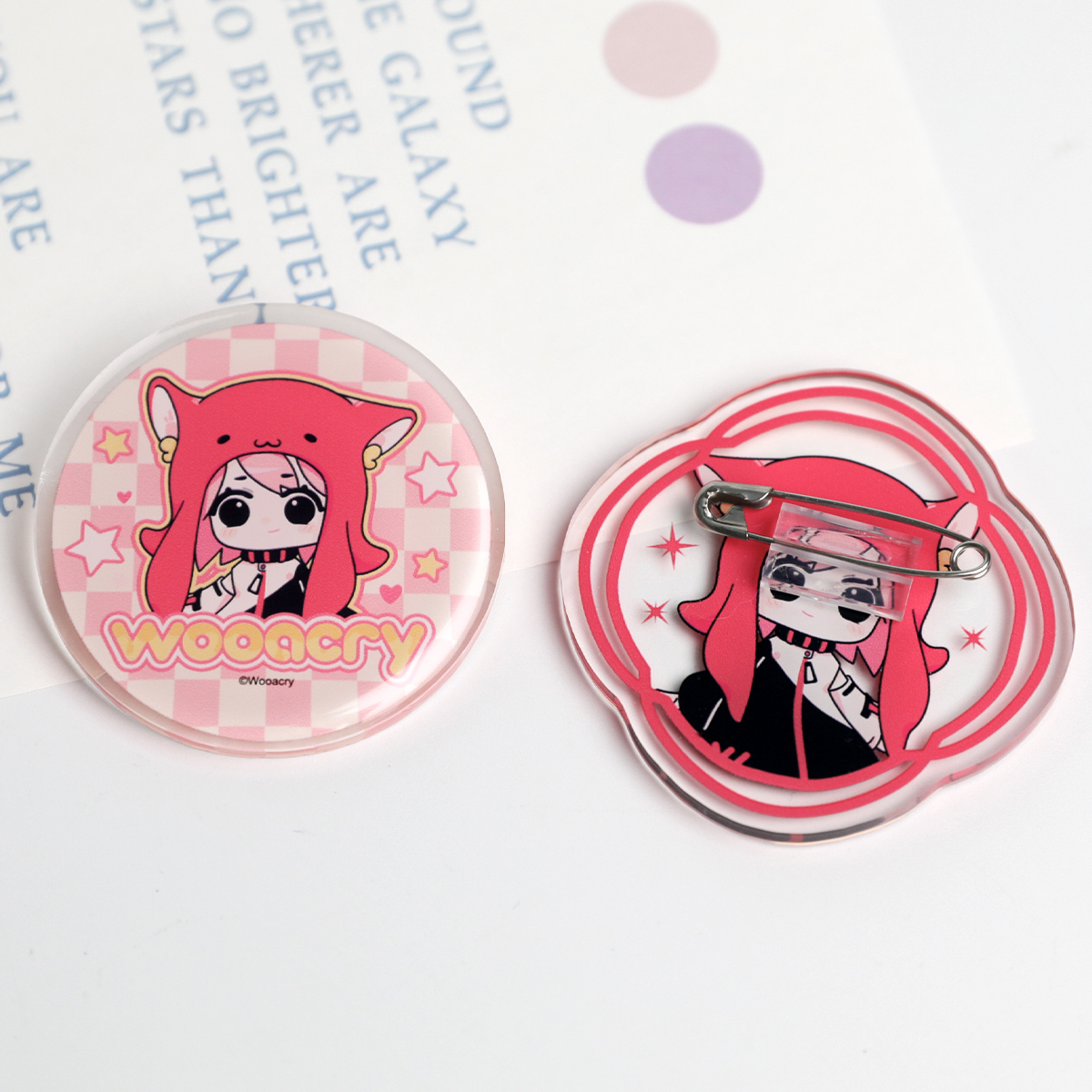 Custom Epoxy Acrylic Badge