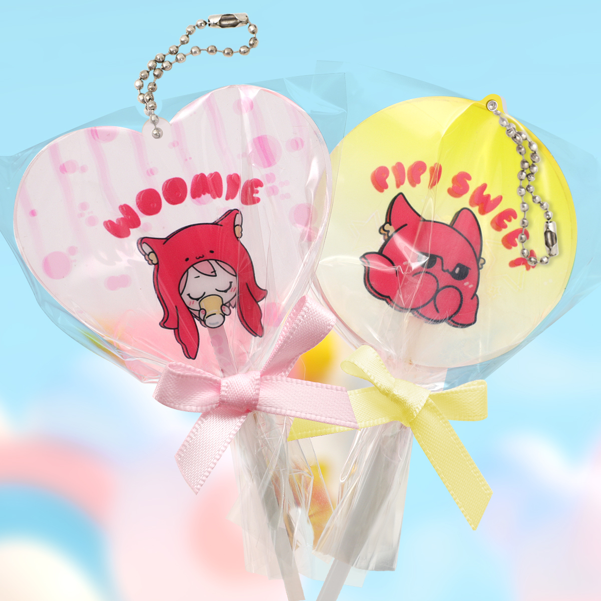 Custom Acrylic Lollipop Keychains