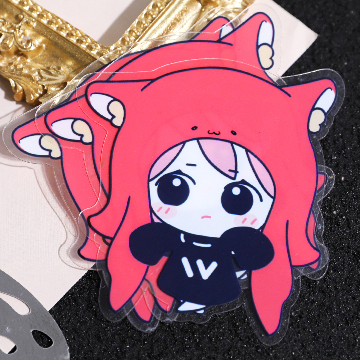 Custom Clear PET Vinyl Die Cut Stickers