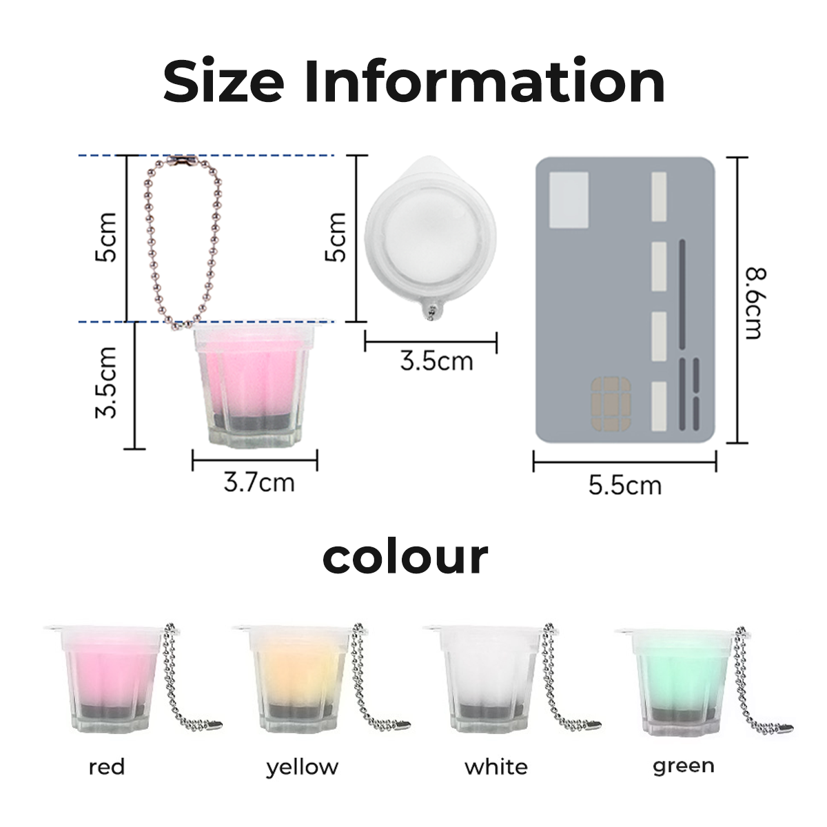 Custom Squishy Pudding Jelly Keychains