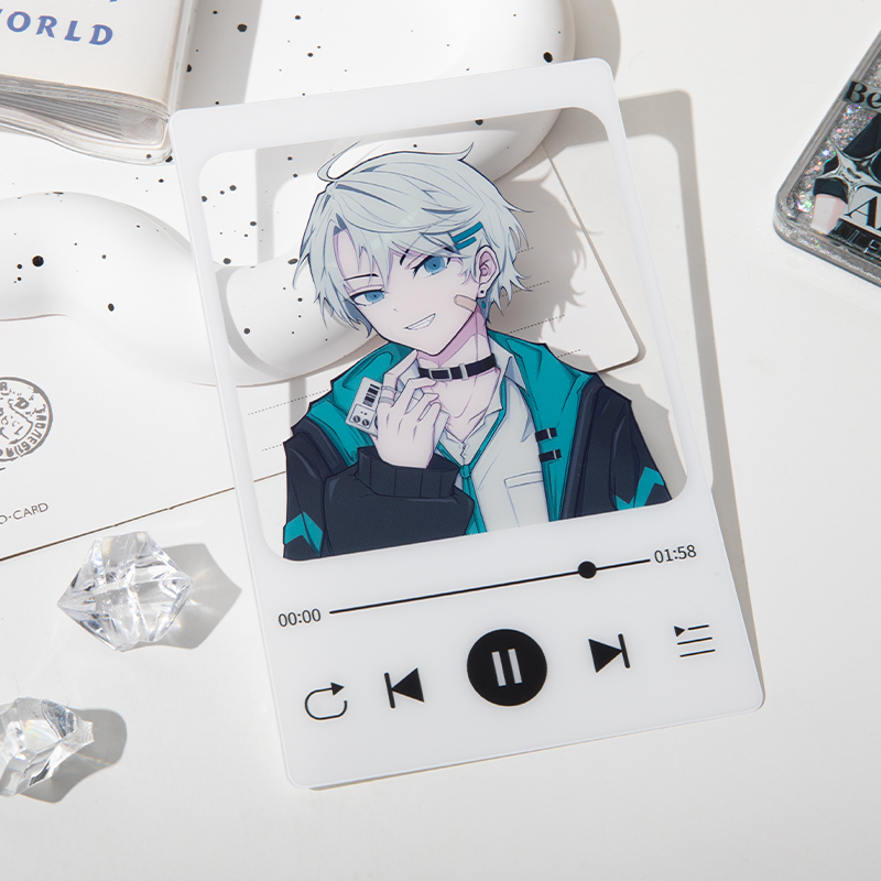 Custom Plastic Transparent Photocards 5Pcs/set