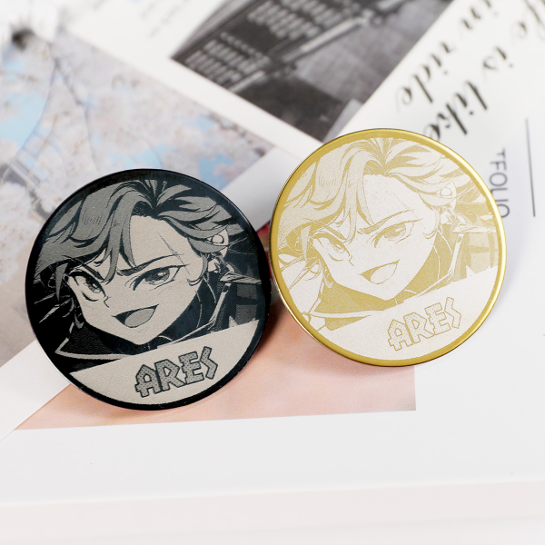 Custom Round Metal Badge