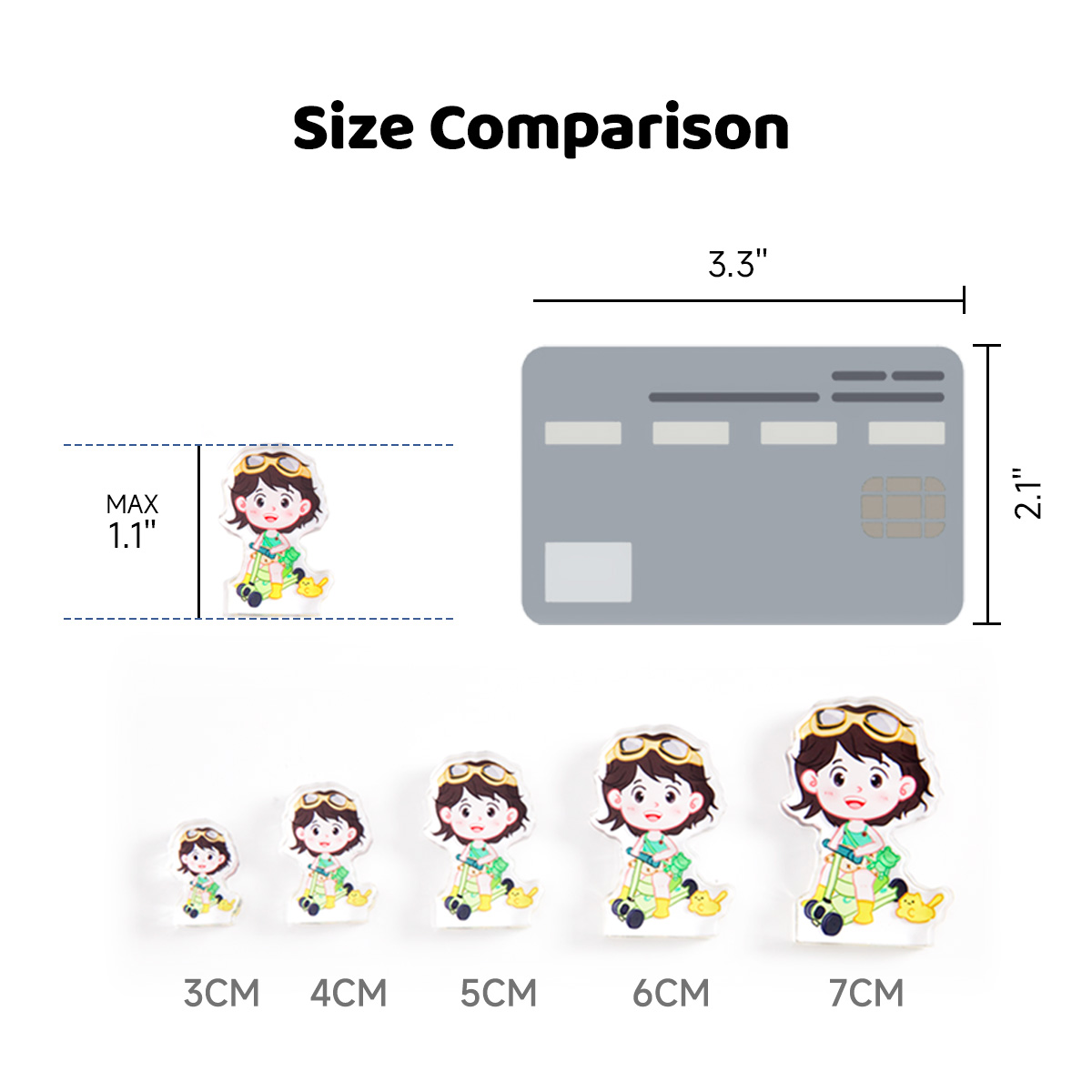 Custom Thick Acrylic Stand No Base
