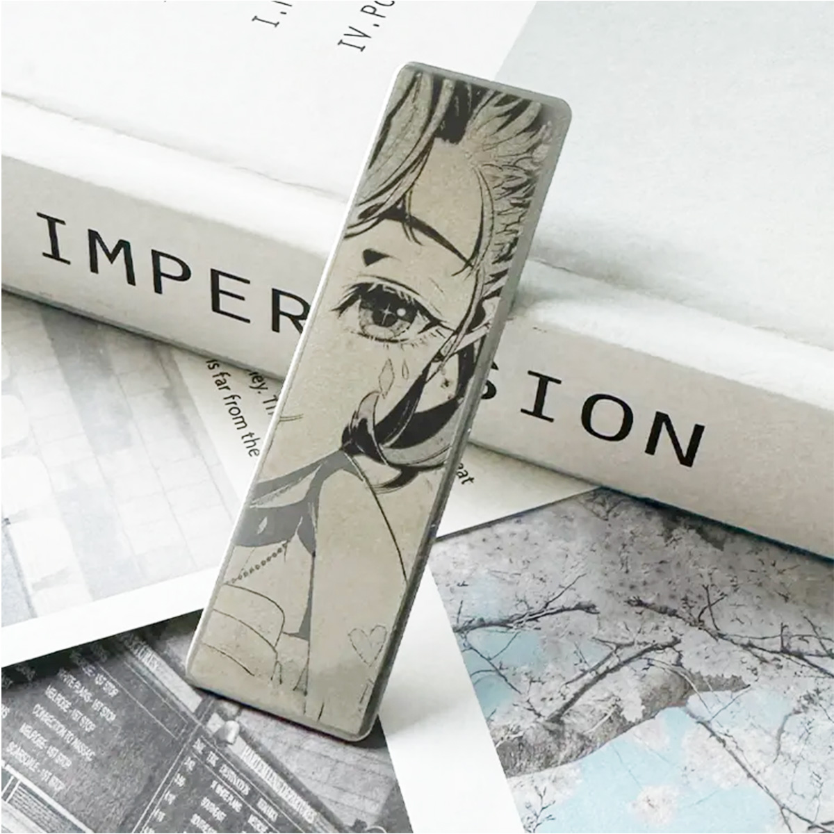 Custom Rectangle Metal Badge