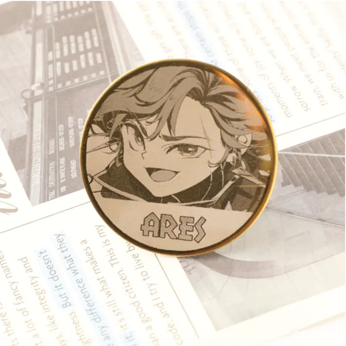 Custom Round Metal Badge