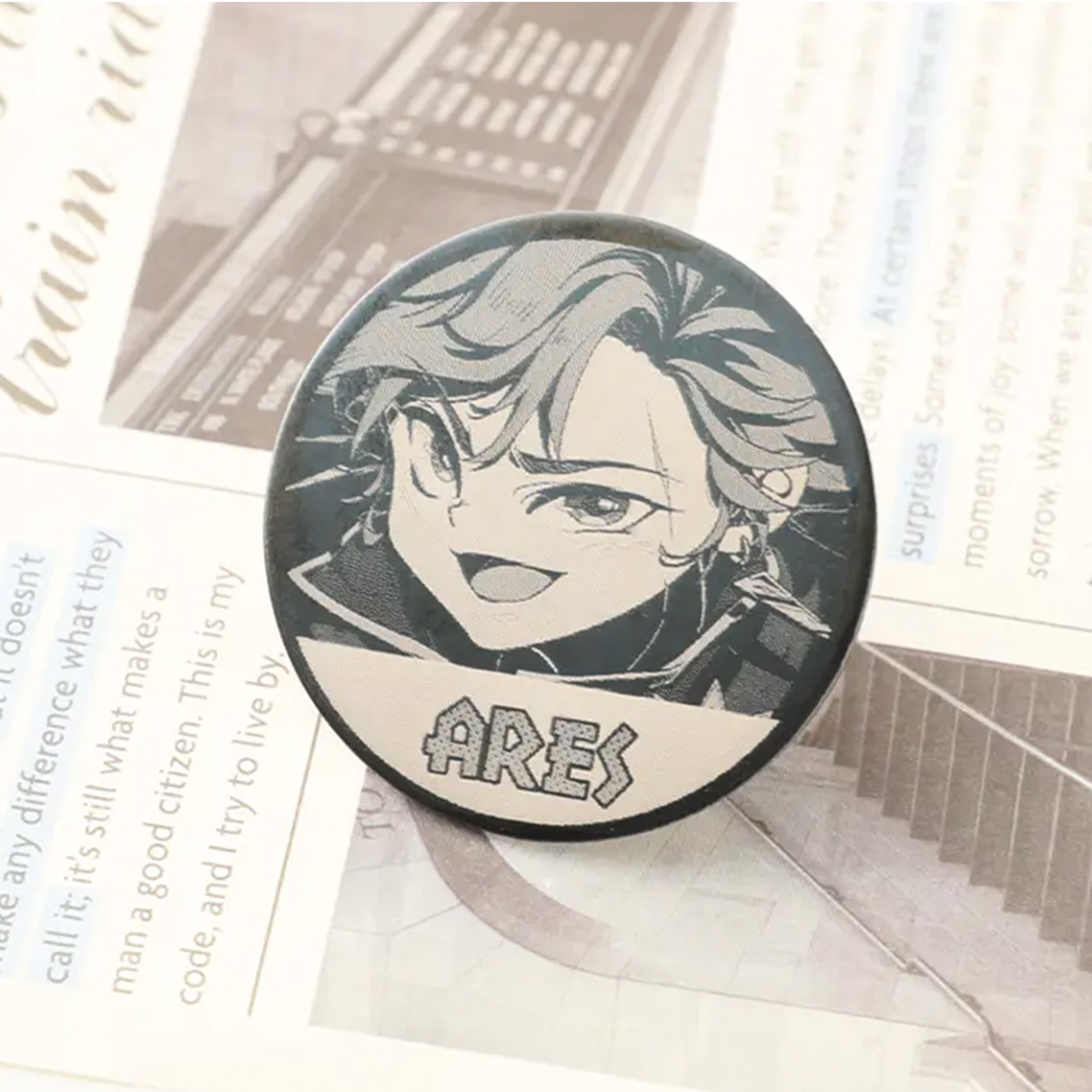 Custom Round Metal Badge