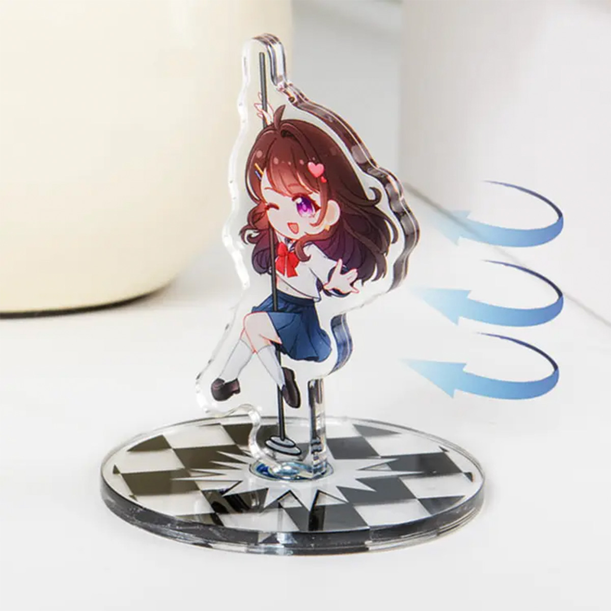 Custom Spinning Acylic Standees