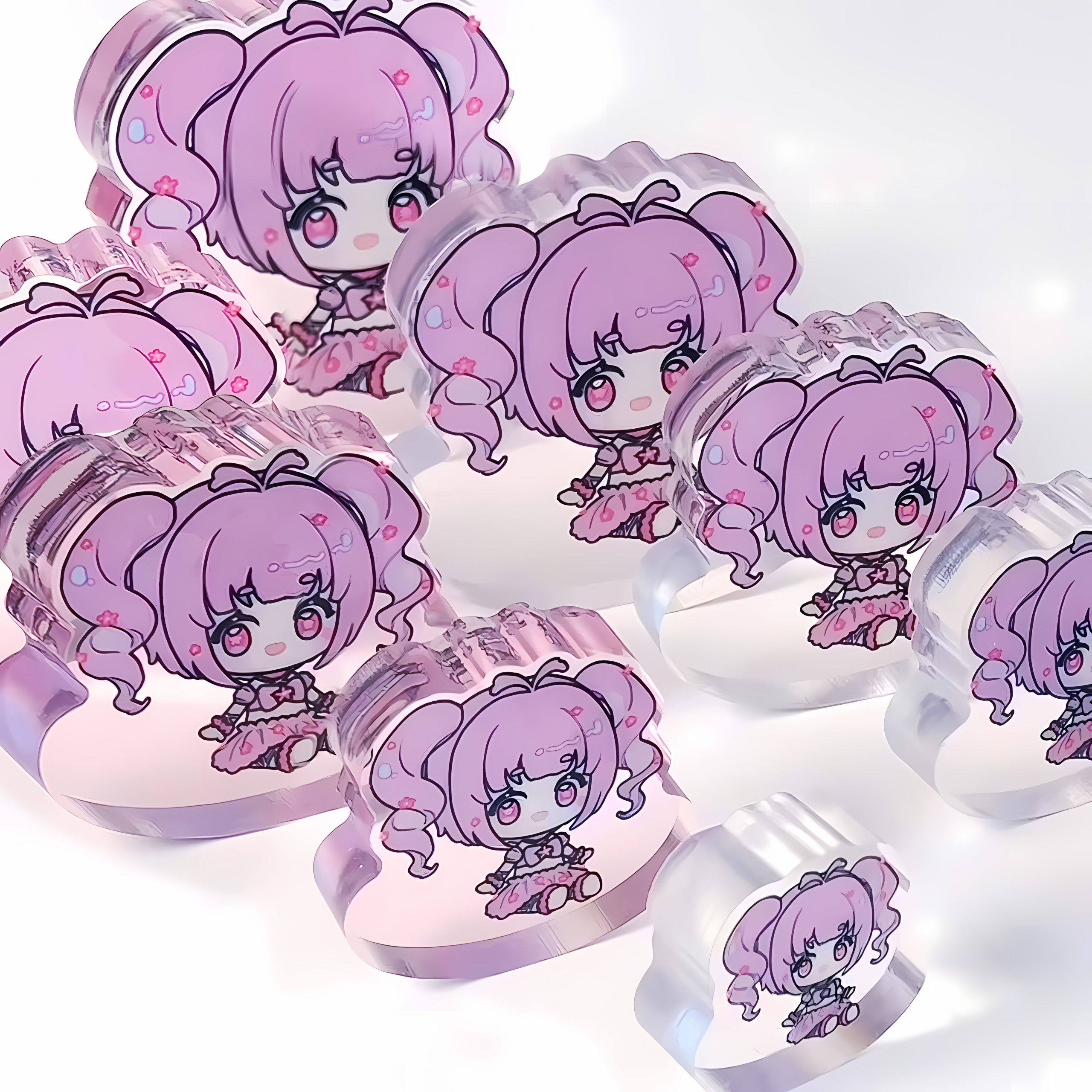 Custom Shake Acrylic Stand No Base