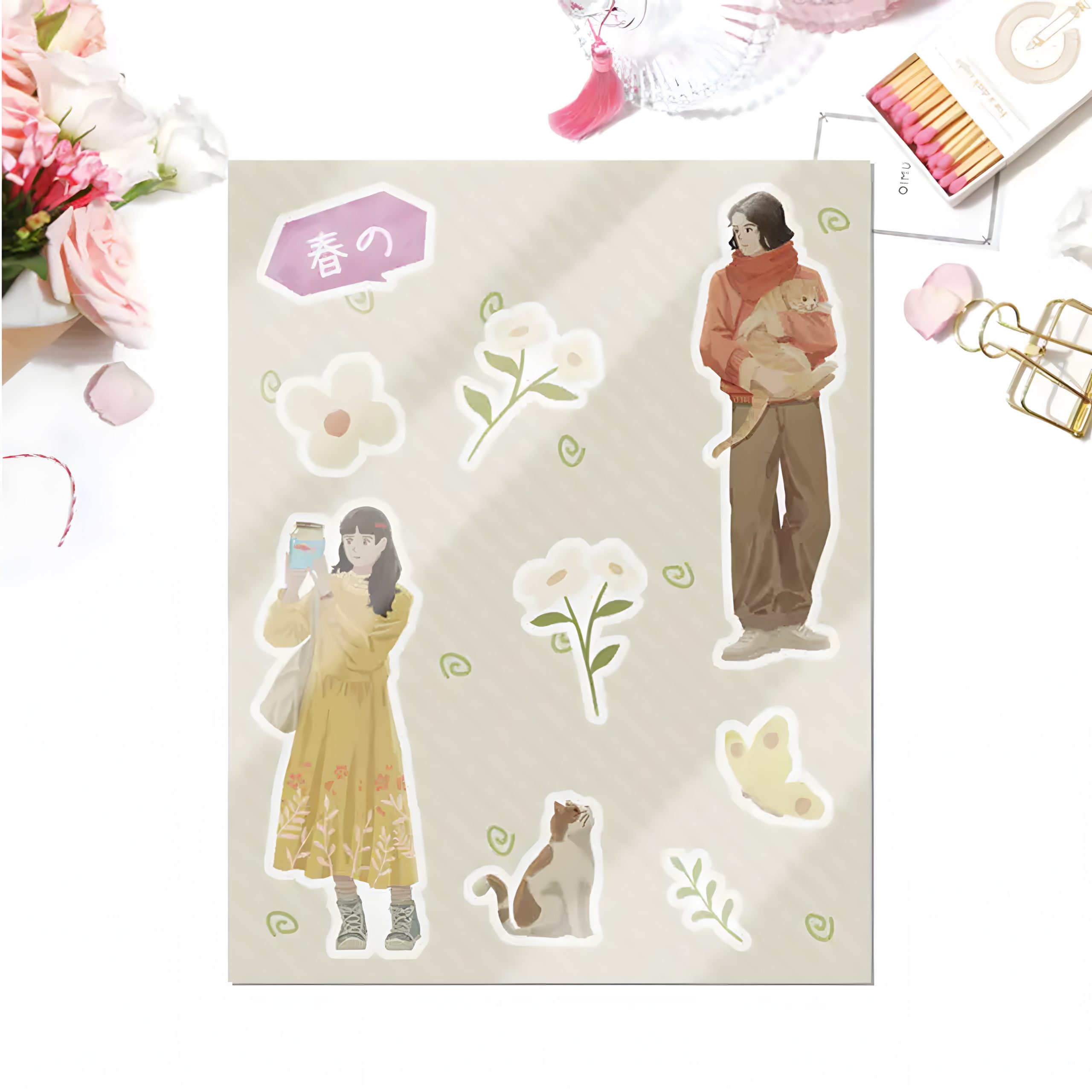 Custom Coated Paper Sticker Sheet