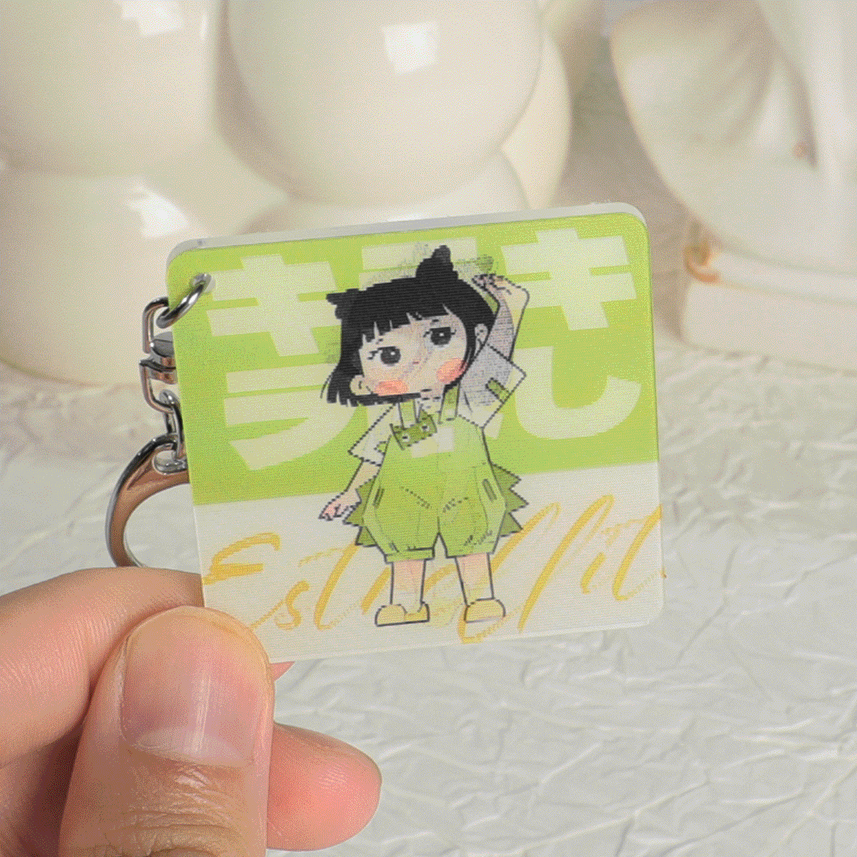 Custom Lenticular Acrylic Pendant